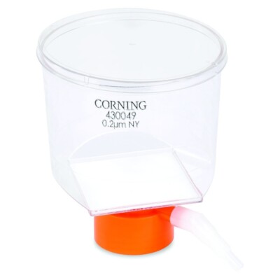 Corning 430049 500 mL Sterile Bottle-Top Vacuum Filters, Nylon 0.2 µm ...
