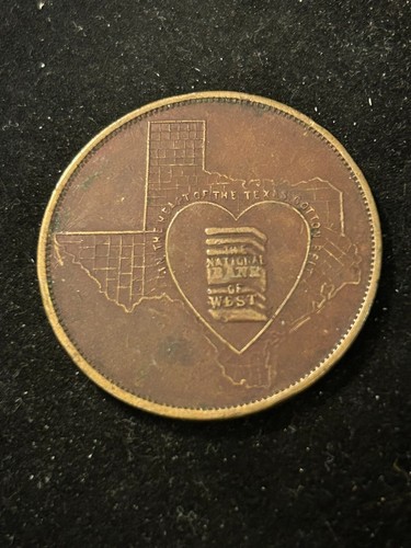 West Texas Trade Token National Bank swastika good luck | eBay