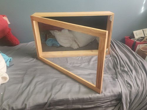 Replica Wrestling Belt Wooden Display Case WWE WWF MMA Boxing Title ...