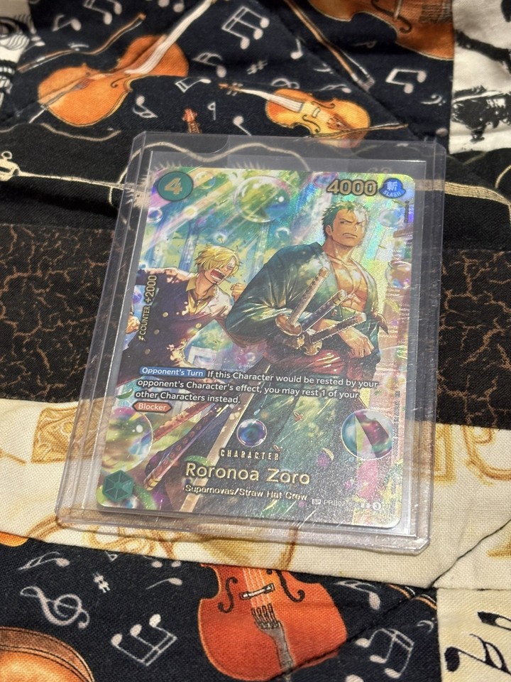 Roronoa Zoro - PRB02-006 (SP) - The Azure Sea's Seven (OP14) ENGLISH | eBay