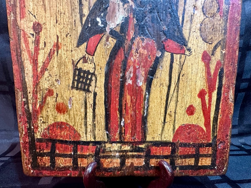 Mexican Retablo Santo Niño de Atocha Painted Wood Panel attr. Jose ...