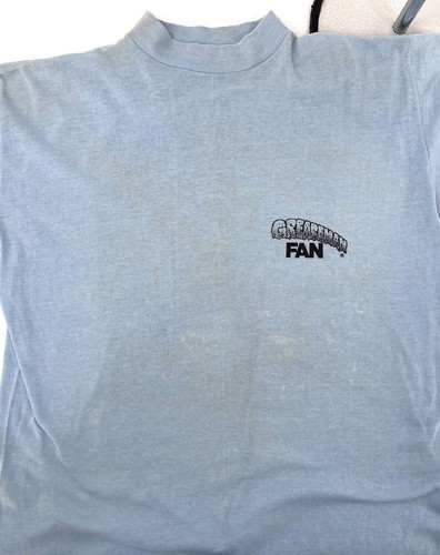 The Greaseman Shirt Greaseman Fan “At His Best” Vintage 1978 Blue Mens ...