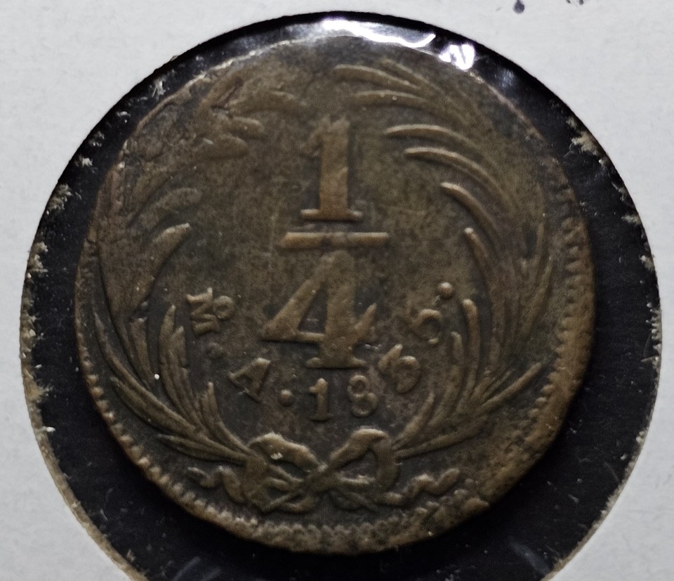 1835 Mexico 1/4 Real, "Quarto/Quartilla" KM# 358 Mo | eBay