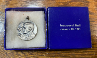 1961 JFK & LBJ Inaugural Ball Medallion in Original Box Best Price Ebay ...