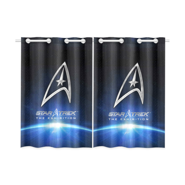 Hot Custom Star Trek Window Kitchen Curtain 26x39 Inch (two Piece) for ...