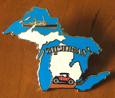 MICHIGAN STATE PIN ~ from Willabee & Ward ~ UNITED STATES COLLECTOR ...