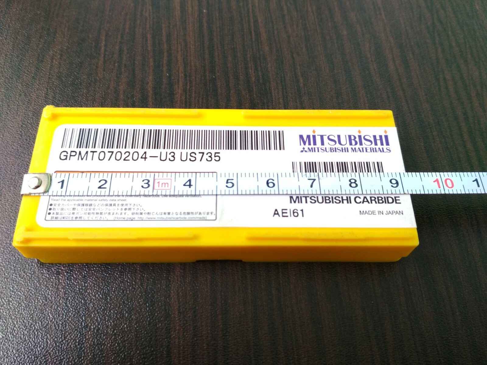 MITSUBISHI GPMT 070204-U3 US735 10 PCS ORIGINAL CARBIDE INSERTS FREE ...