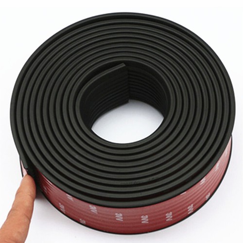 Universal 2M Flexible Rubber Car Side Skirt Anti-collision Scratch ...