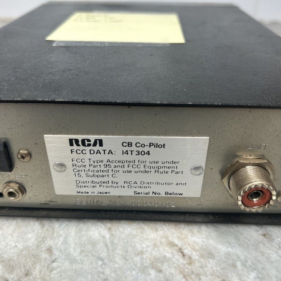 VINTAGE RCA CB RADIO Co-pilot 14t304 | eBay