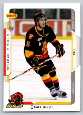 Paul Bezzo 2009-10 Belleville Bulls | eBay