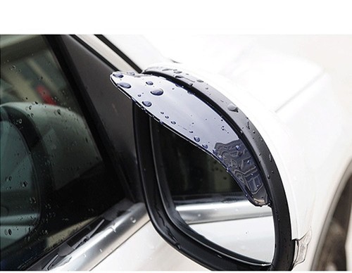 Black Rearview Mirror Rain Guard Anti-Rain Cover for Safe Driving in ...