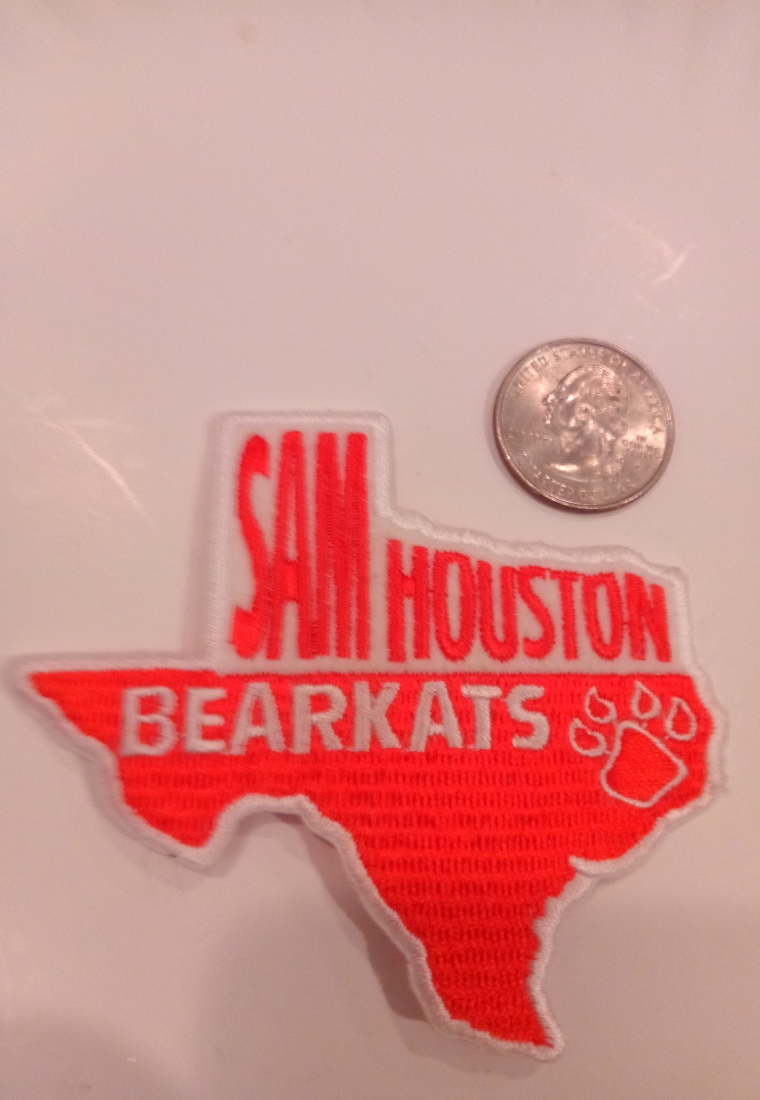 Sam Houston State University Bearkats VINTAGE EMBROIDERED IRON ON PATCH ...