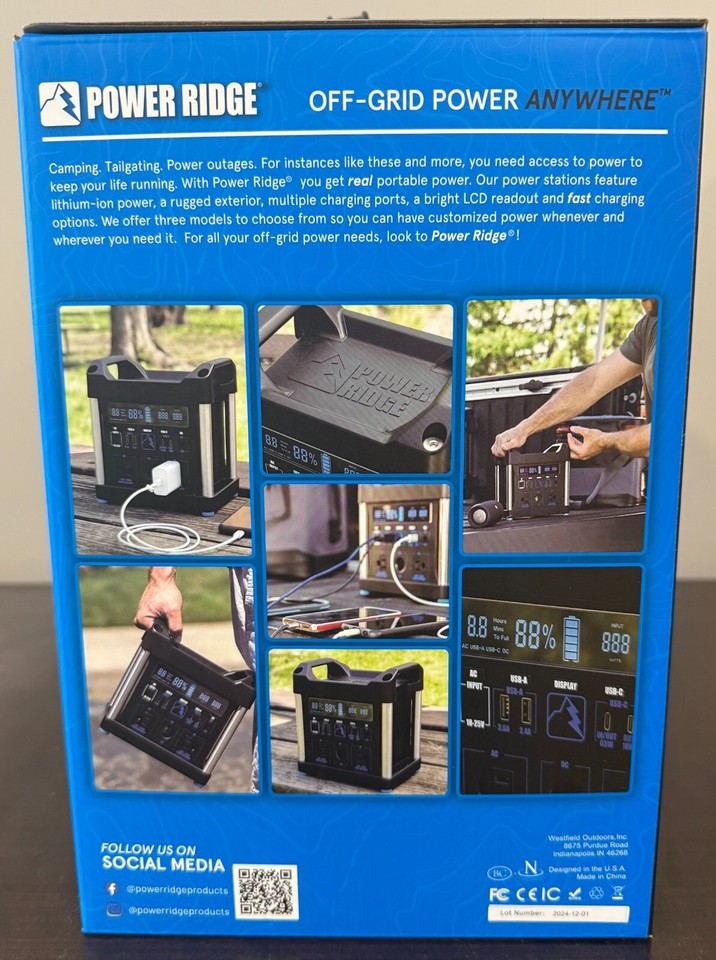 Power Ridge X-300 Portable Power Station | eBay