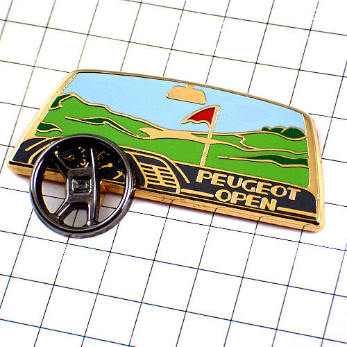 Pin Badge Peugeot Car Handle And Windshield Green Golf Tournament ...