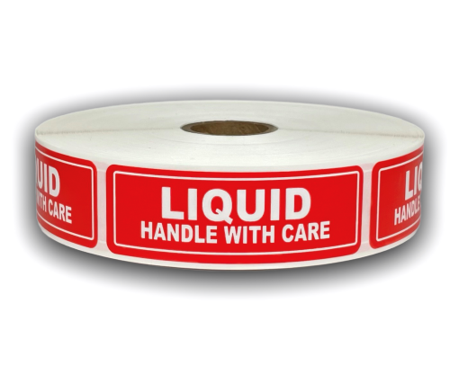 Liquid Handle With care Stickers | 1"x3" Adhesive Label | 5RLS 1500 ...