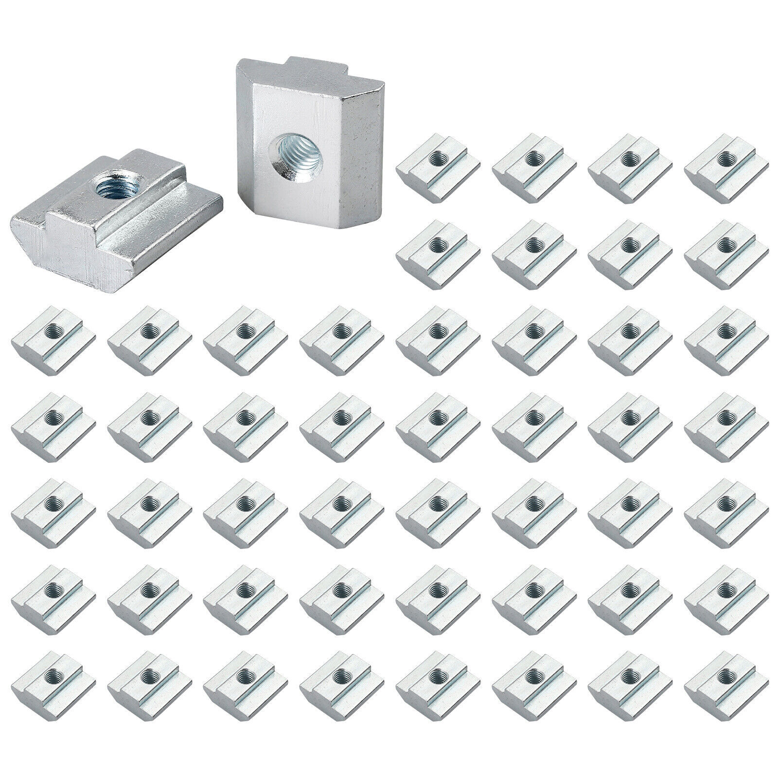 50/100 NUTENSTEINE GLEITMUTTER NUT8 M4/5/6/8 Für 20er/30er/40er ...