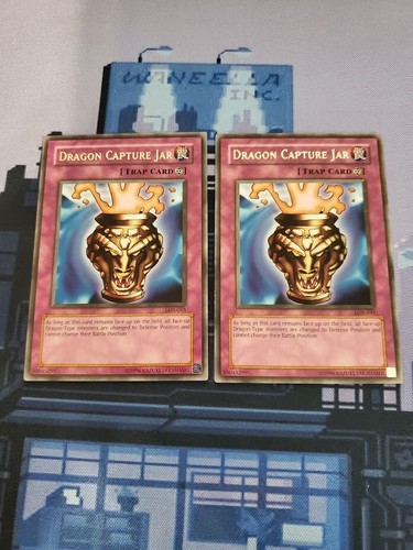 Yugioh - Dragon Capture Jar Rare LOB-045 UNLIM NM Rare x2 | eBay