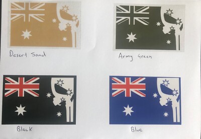 4 x Punisher Australian Flag Sticker car Military Army Skull ANF Army ...