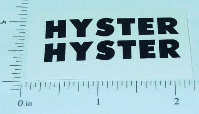 Pair Vintage Hyster Druge Lumber Carrier Stickers HY-001 | eBay