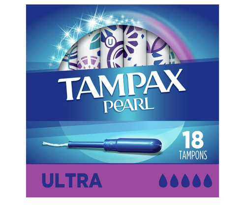 Tampax Pearl Tampons Ultra Absorbency, Unscented, 18 Count | eBay