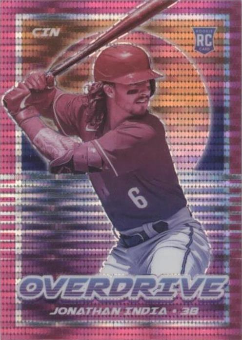 2021 Panini Chronicles - Overdrive Jonathan India #24 Pink Pulsar Prizm ...