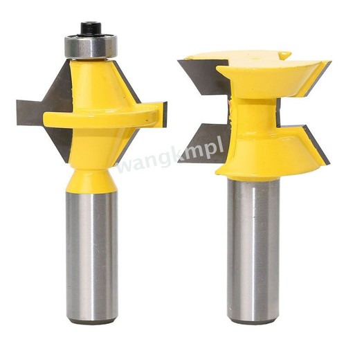 2 Bit Tongue and Groove Edge Banding Router Bit Set - 1/2".Shank NEW | eBay
