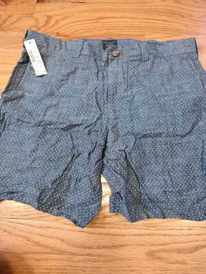 NEW J.Crew Stanton 33 Inch Inseam denimn Inseam 7" Cotton; polka dot ...