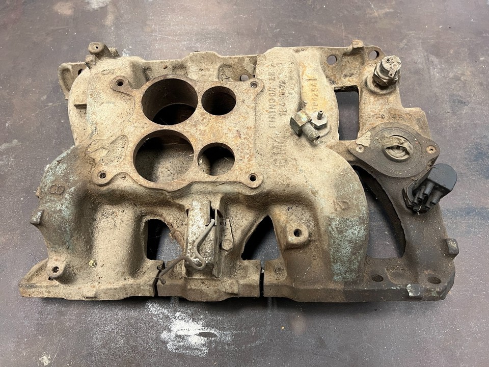 1968 1969 GTO FIREBIRD TRANS AM 68 69 RAM AIR 4 BARREL INTAKE MANIFOLD ...