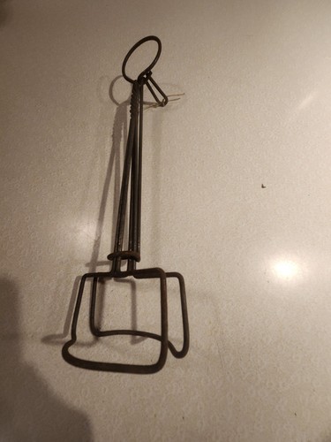 Antique Wire kitchen egg Tongs With Lock | eBay