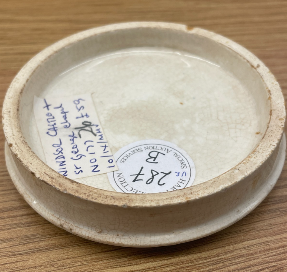 Antique Pratt Ware Medium Pot Lid Windsor Castle 177 (175) by Cauldon ...