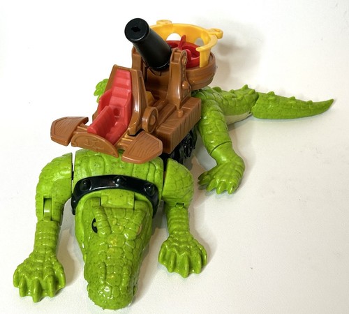 IMAGINEXT CROCODILE FIGURE PIRATE ISLAND SHIP PART ALLIGATOR FISHER ...