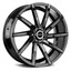 (Set-4) Strada Sega 22x9 5x115 15MM Gloss Black wheels rims 22 Inch for ...