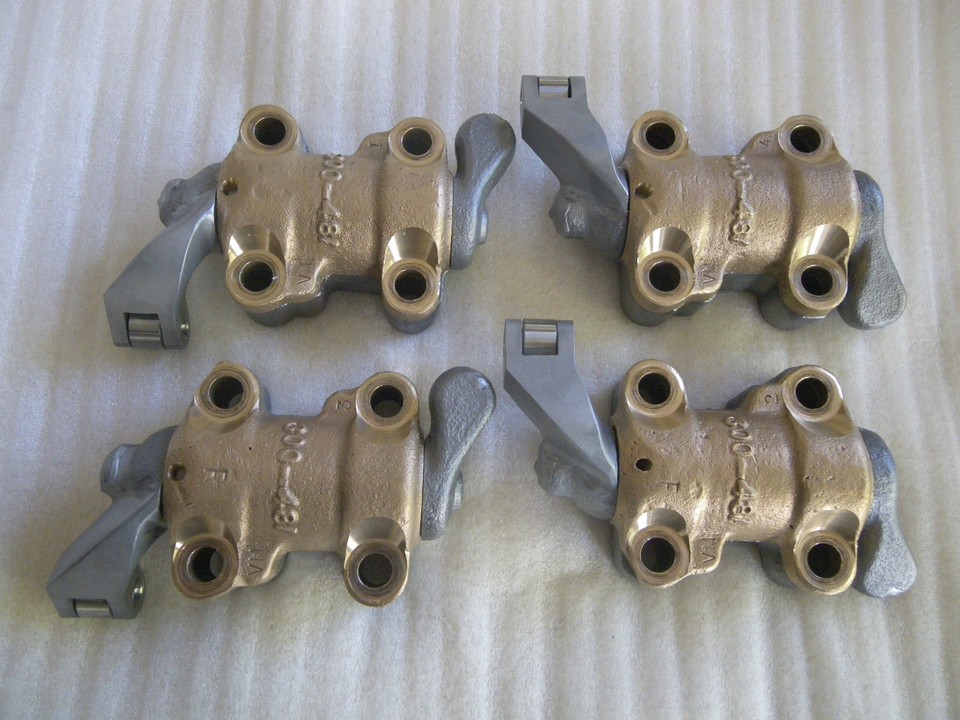 Panhead "ROLLER" Rocker Arms (4) "Blueprinted" OEM Blocks SHIPS in 1 ...