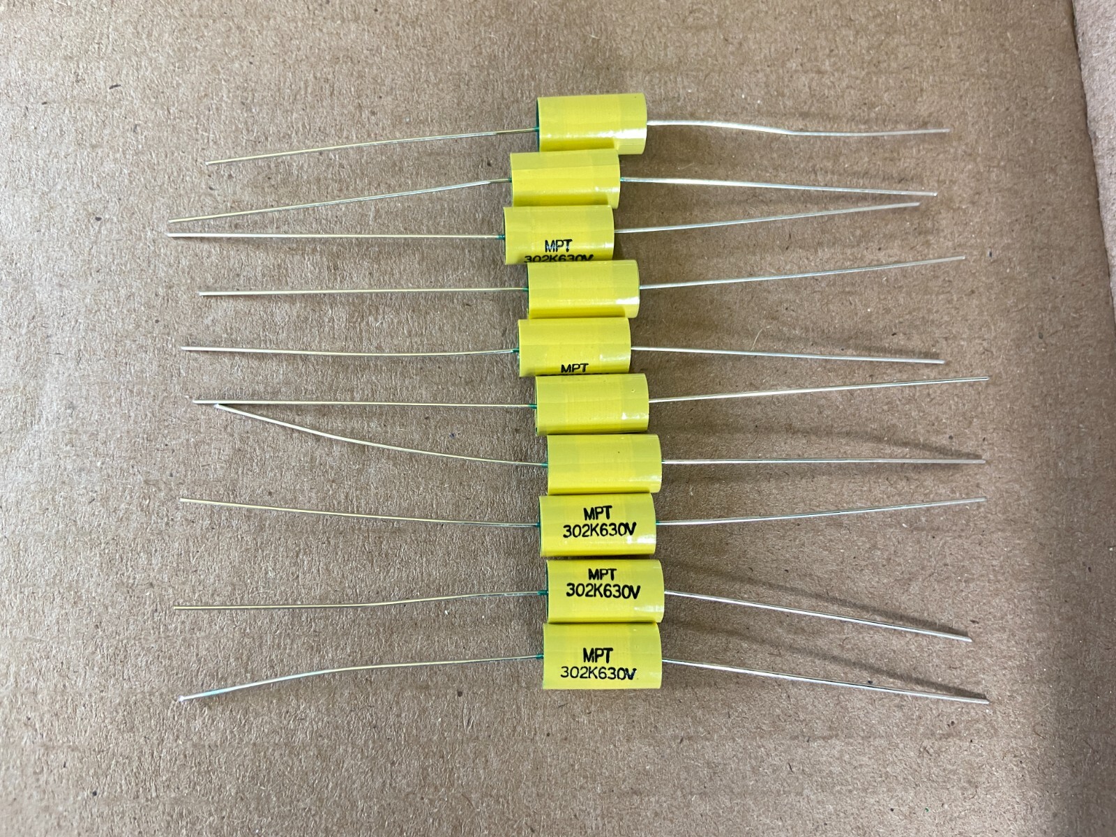 Qty 10 New .003 uf 630v Yellow Film Capacitors Guitar Tube Amp Tone ...