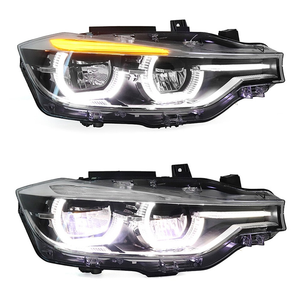 DTM Style Crystal LED Angel Eyes Halo DRL For BMW X5 E70 Headlight ...