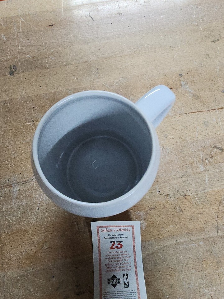 Michael Jordan 23 1997 Mug Cup Chicago Bulls NBA Tankard Stein New. No ...