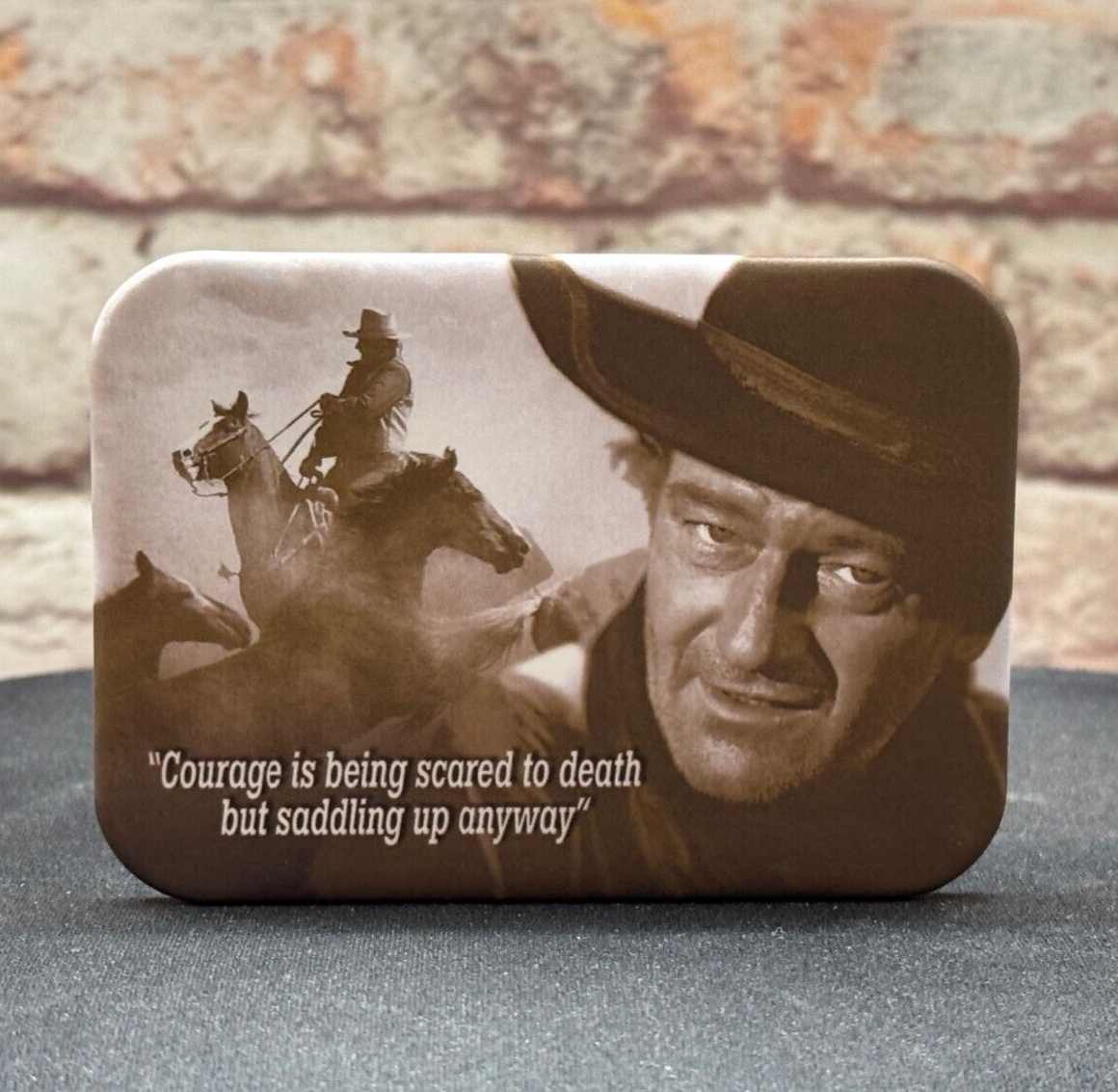 John Wayne Courage Quote Refrigerator Tool Box Magnet Ebay Eng