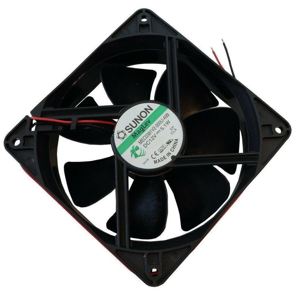 SUNON Axial Fan MEC0381V2-A99 12V 120x38mm V 197m3/h 44dBA 2600U/min ...