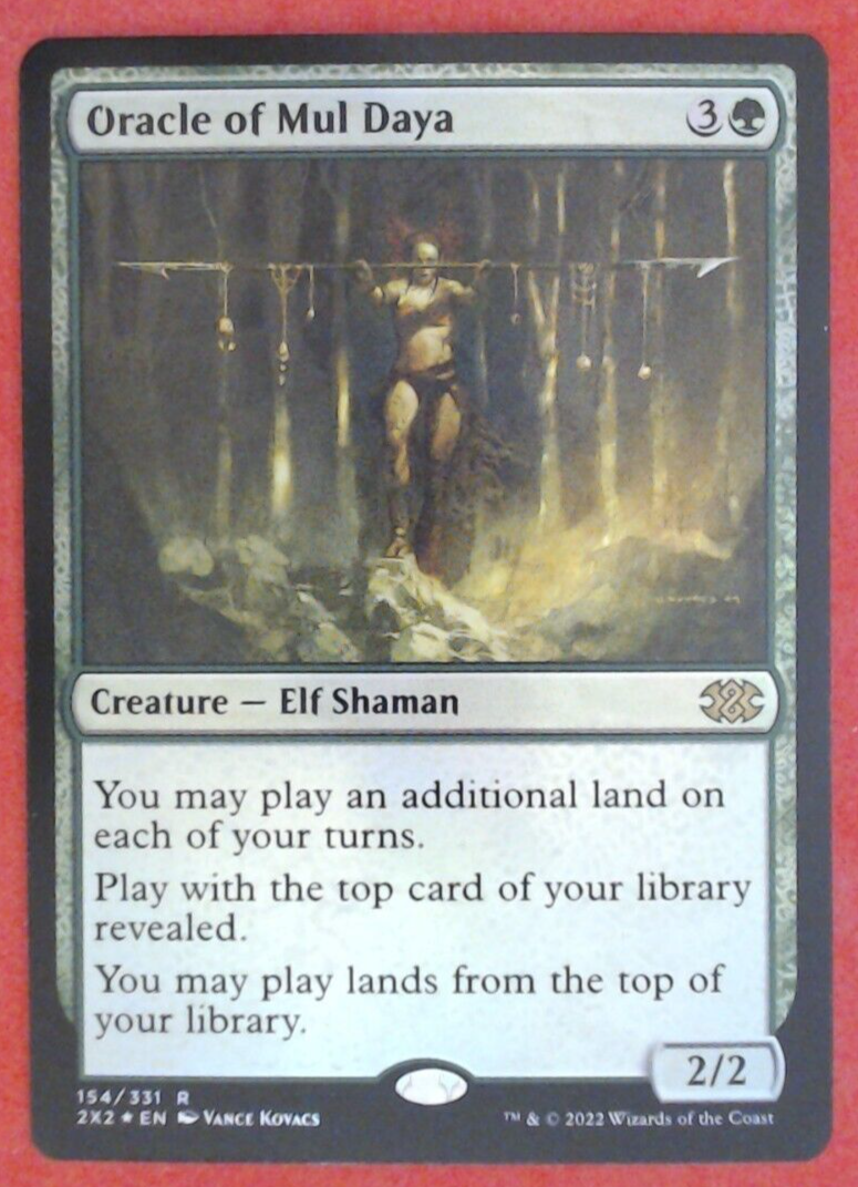 MTG Bling - Foil - Oracle of Mul Daya - Double Masters 2022 -D765 | eBay