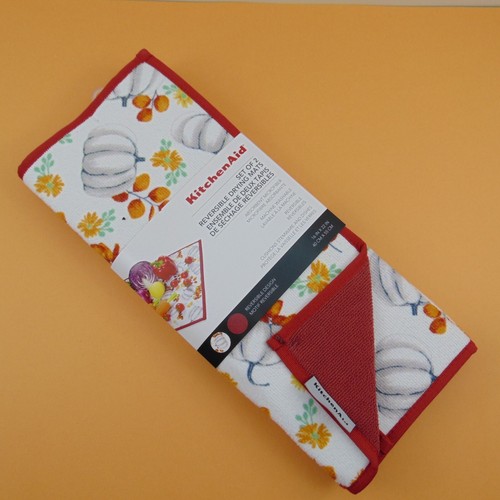 KitchenAid Dish Drying Reversable 16"X22" Mat Set Kitchen Countertop ...