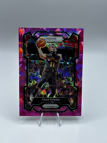 Trae Young 2023-24 Panini Prizm Pink Ice #3 Atlanta Hawks | eBay