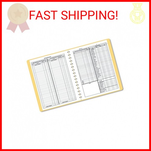 Dome 612 Bookkeeping Record, Tan Vinyl Cover, 128 Pages, 8 1/2 x 11 ...