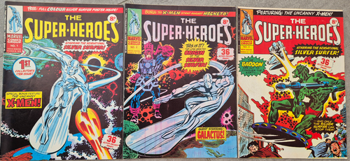 marvel comics Super heroes Silver surfer | eBay UK