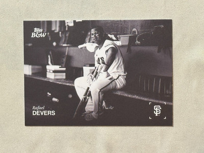 2025 Topps Black & White Rafael Devers #005 Giants | eBay