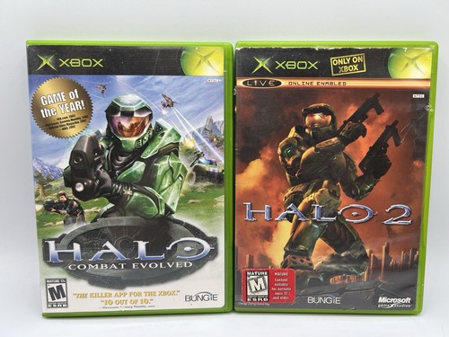 Halo Combat Evolved and Halo 2 Bundle Xbox Missing Halo 2 Manual | eBay