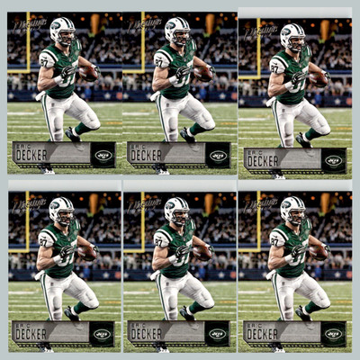 Eric Decker Lot 6 Football Cards 2016 Panini Prestige Xtra Points ...