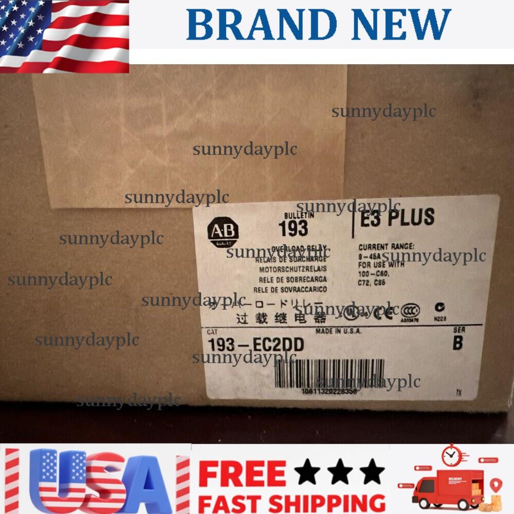 NEW IN BOX 193-EC2DD Thermal overload relay Allen-Bradley 193EC2DD US ...