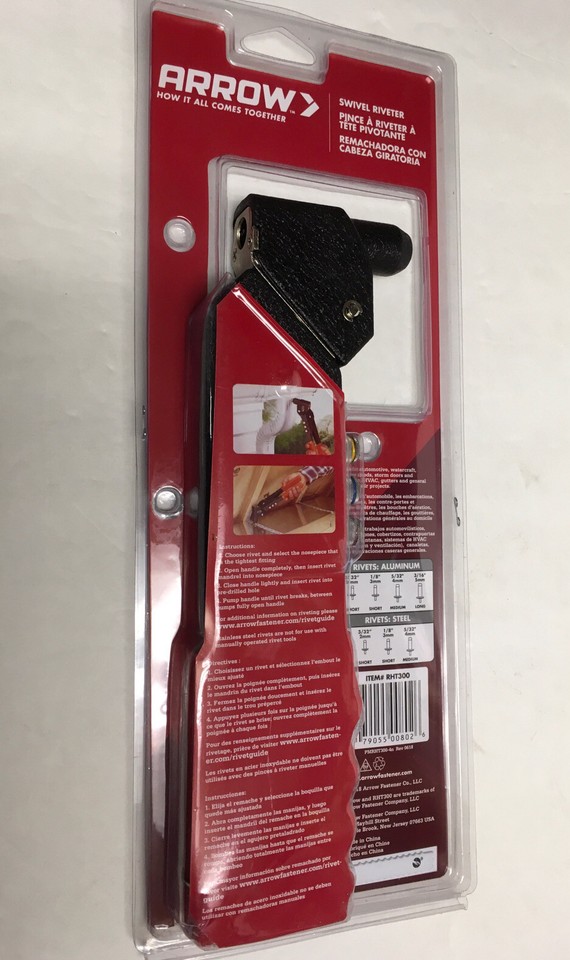 ARROW # RHT 300 SWIVEL HEAD RIVET TOOL NEW IN ORIGINAL PACKAGE | eBay