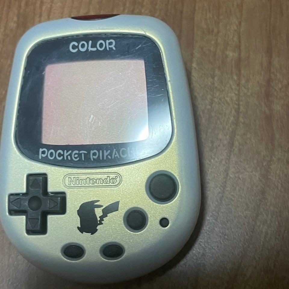 RARE NINTENDO Pocket Pikachu Color Virtual pet Pedometer Limited ...