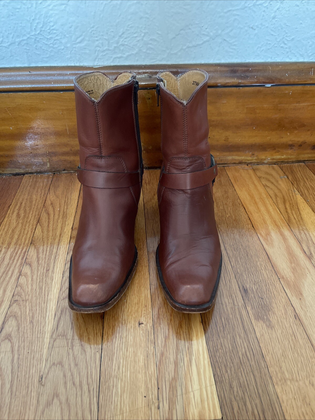 FRYE * 'ROMY RING' * SHORT HARNESS BOOT IN BROWN * SZ… - Gem